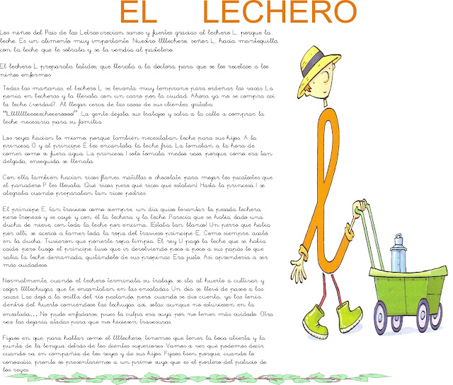 INFANTIL de GRACIA: EL LECHERO
