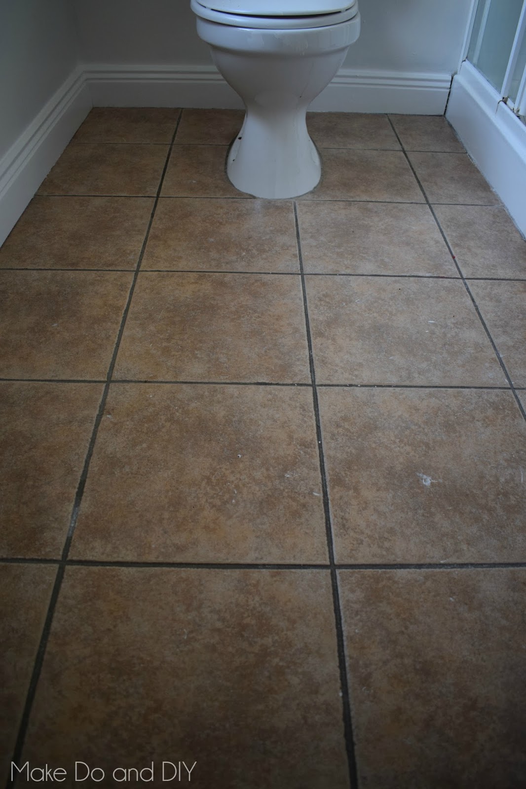 refreshing tile grout ~ Make Do and DIY