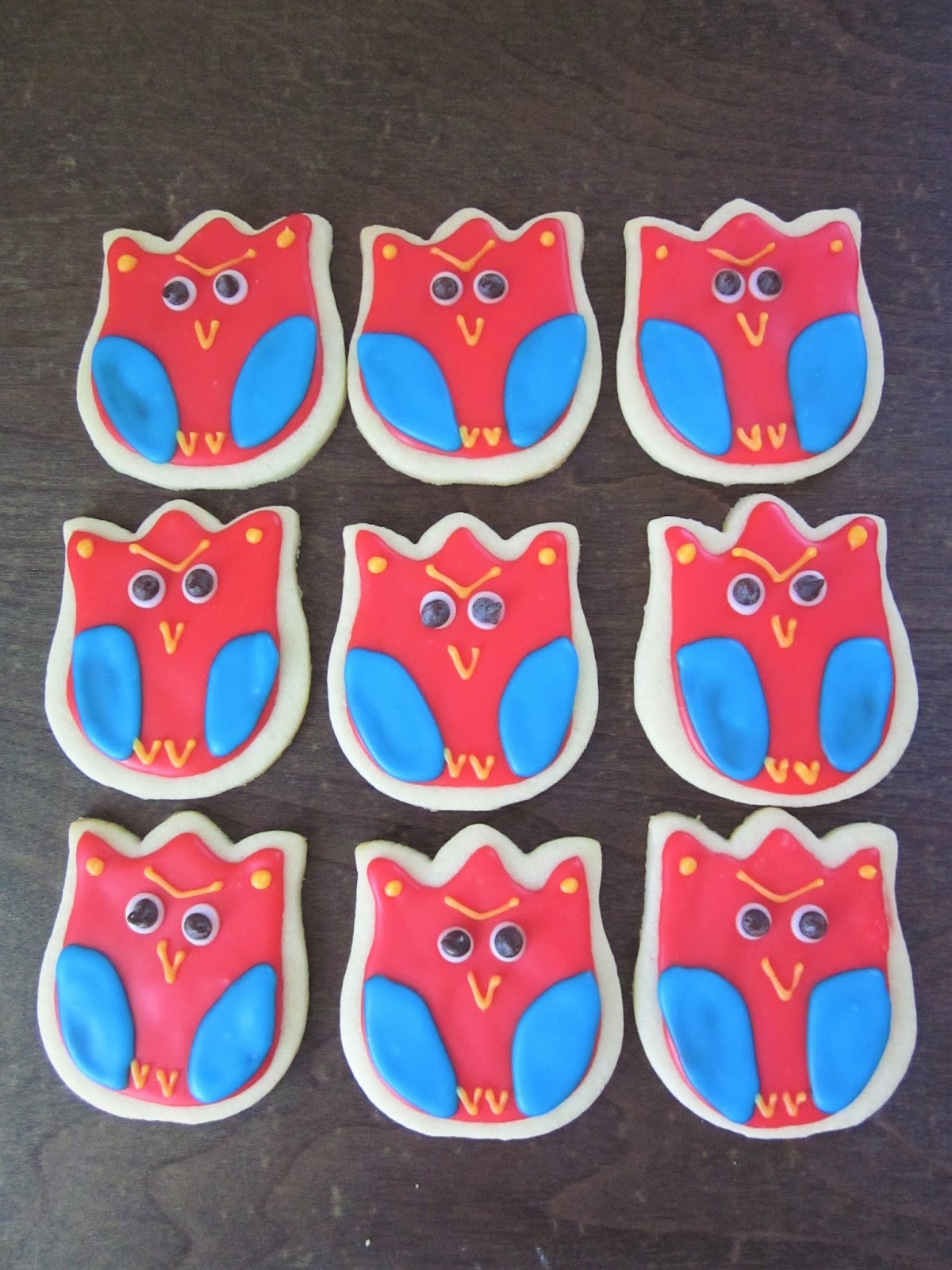 OWL SUGAR COOKIES - Sweet Gee Treats