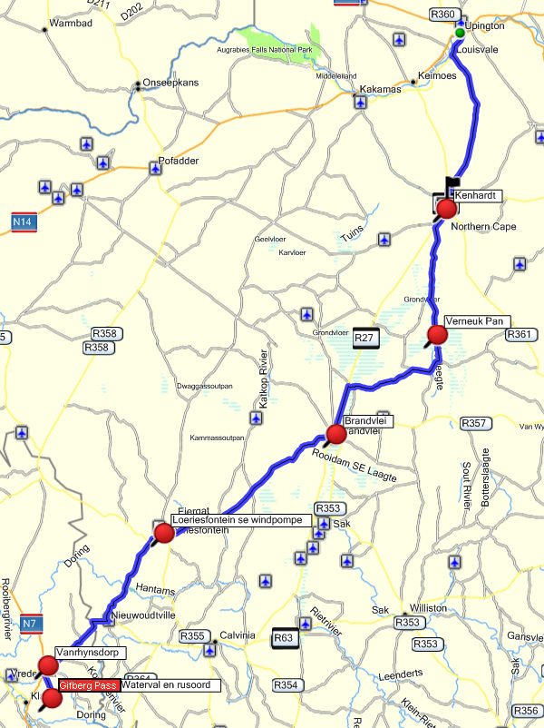 GSDude's Blog: Day Three - Verneukpan to Gifberg