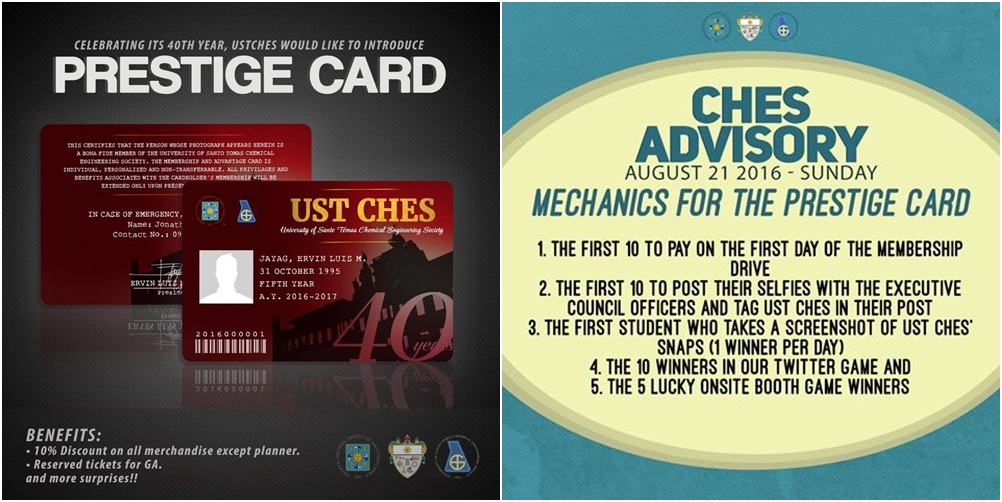 UST-ChES Holds Its Annual Membership Drive | The Reaction Newsletter