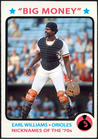 WHEN TOPPS HAD (BASE)BALLS!: NICKNAMES OF THE 1970'S: "BIG MONEY" EARL ...