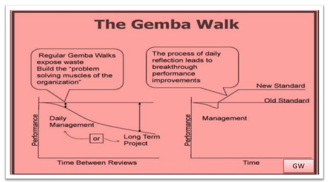 GEMBA walk : GEMBA Walk in back-end process