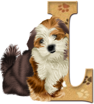 Alfabeto con lindo perrito. - Oh my Alfabetos!