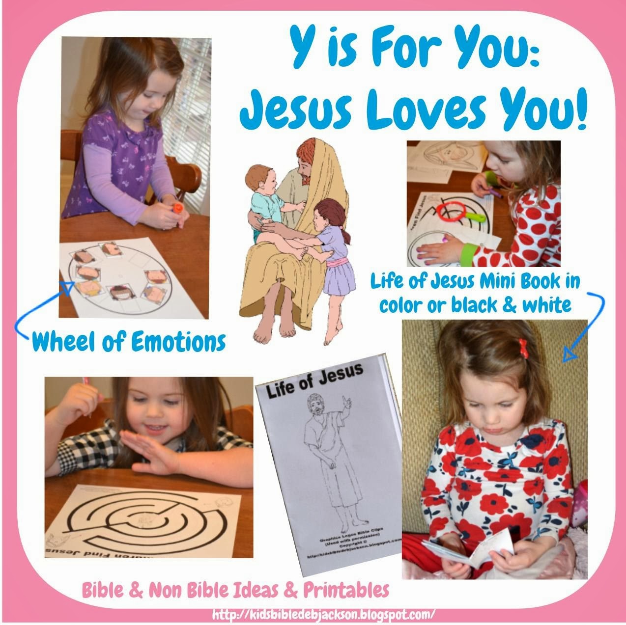 Bible Fun For Kids: Jesus Loves the Children Preschool Project