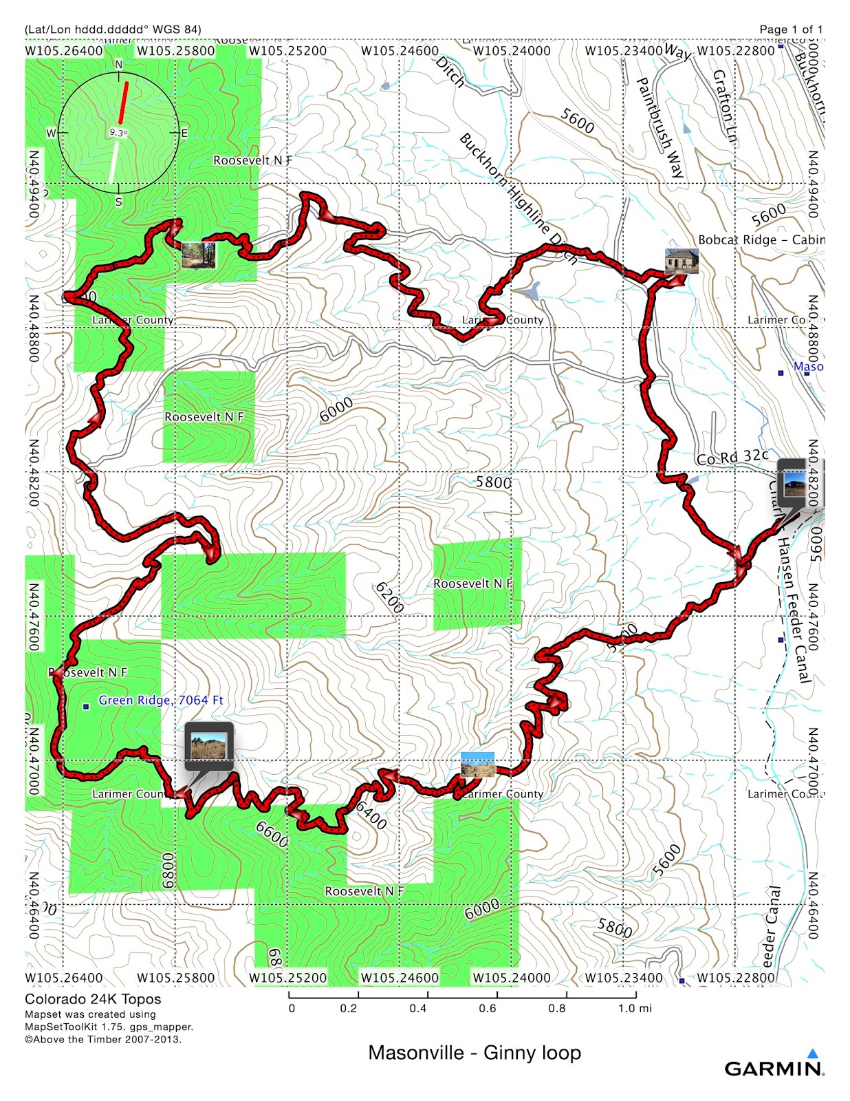 Adventures in Hiking (& other stuff): Masonville - Bobcat Ridge Outer Loop