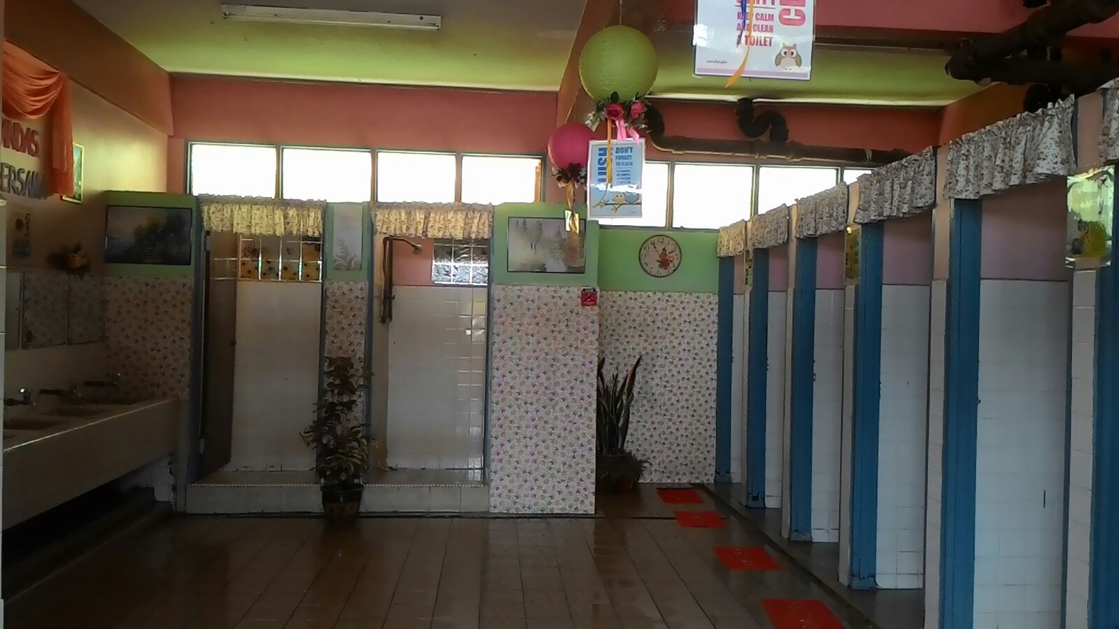 SK PULAU RUSA : Tandas Sekolah Pulau Rusa ke Pertandingan 3K