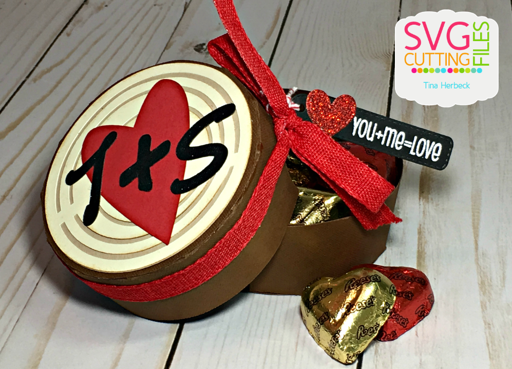 The Scrappin Rabbit: Carved Initials Log Box