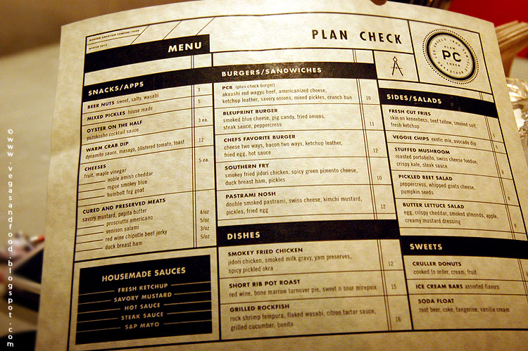 Plan Check Kitchen + Bar - West L.A. - Vegas and Food