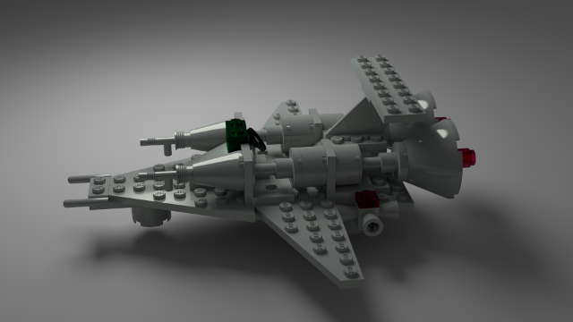 3DLego - Des Légo en 3D: Modèle 6861 : X-1 Patrol Craft