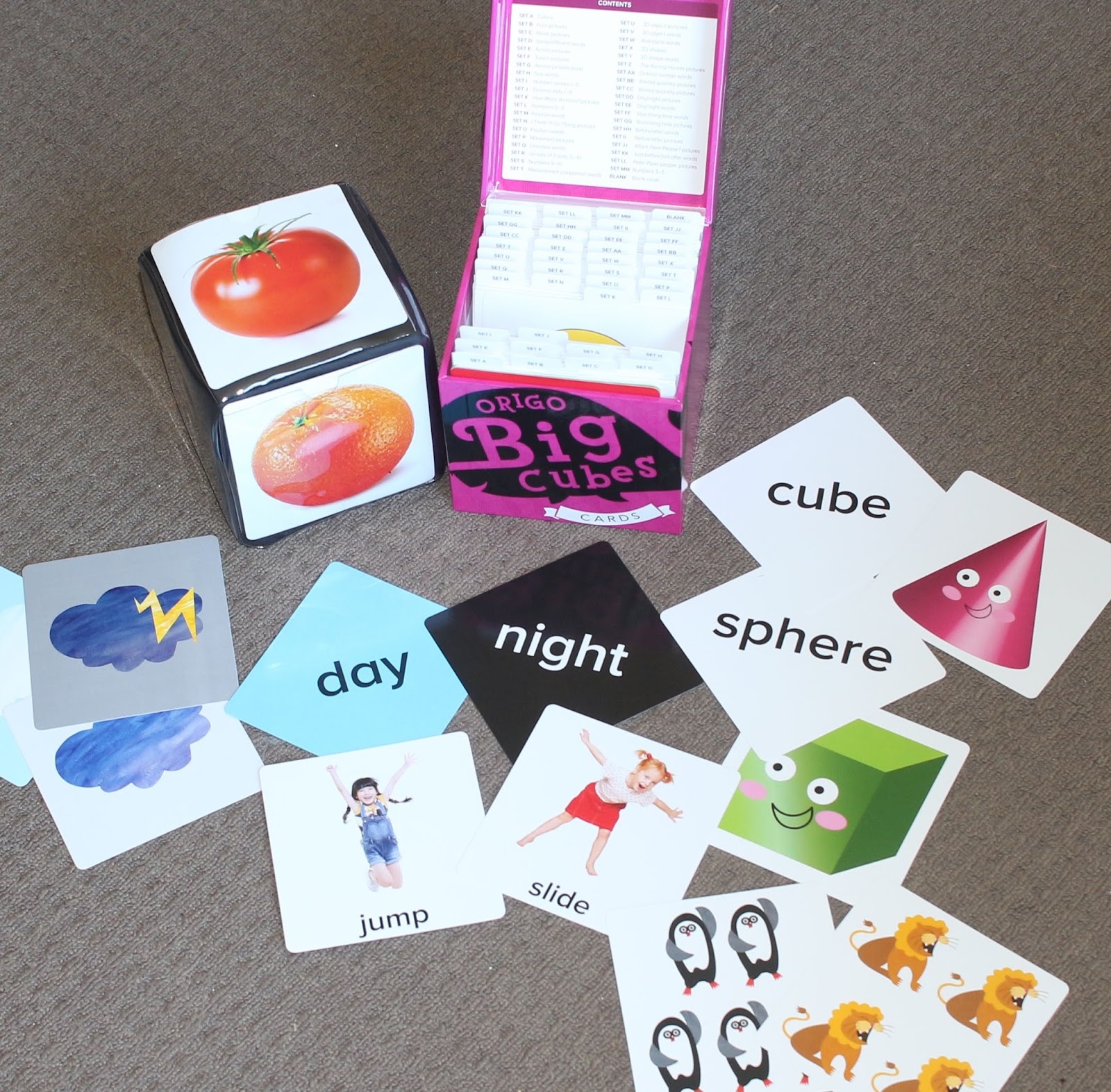 Origo Education Big Cubes and Card Set - Mathful Learners