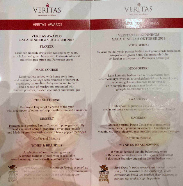 .: Veritas Awards dinner at the CTICC