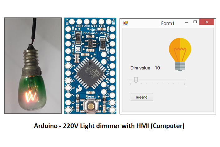 Make it easy!: Arduino 220V light dimmer