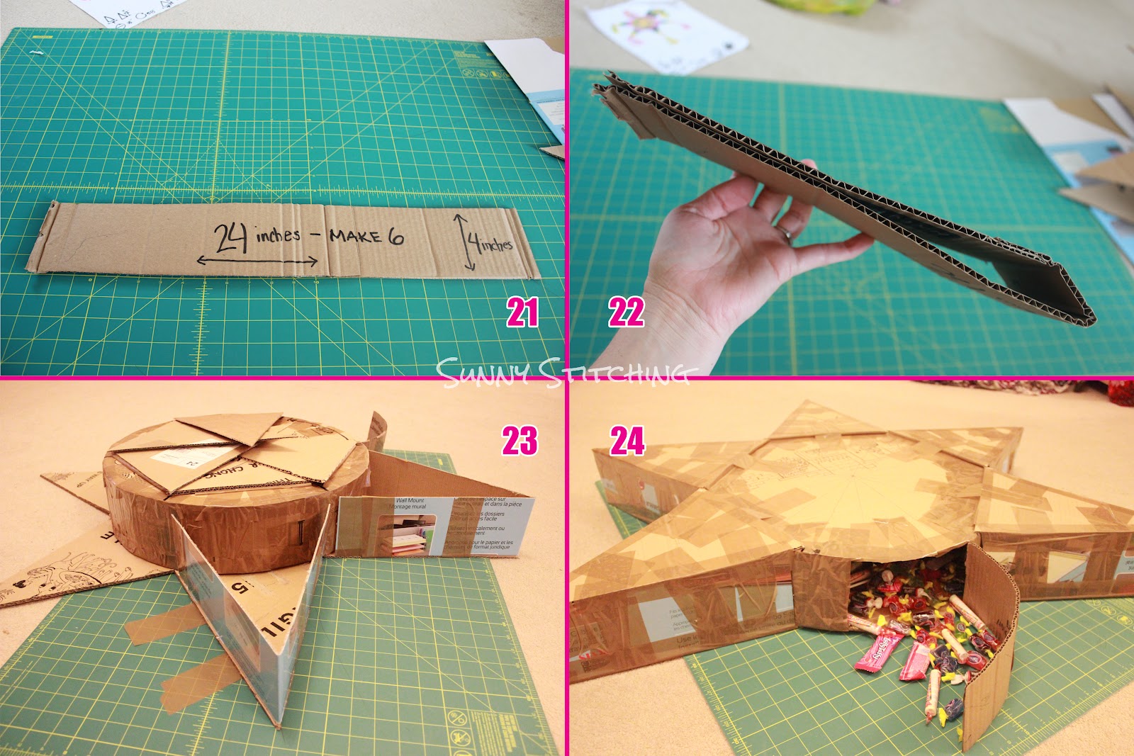 Sunny Stitching: Star Piñata Tutorial