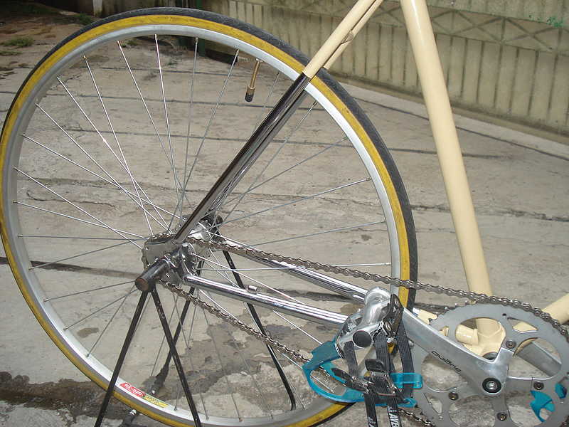 Gambar Sepeda Fixie Cream Cokelat:Modifikasi Sepeda Fixie