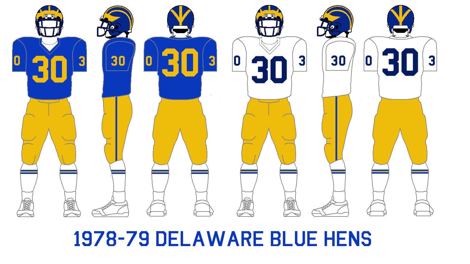Gridiron Garb: Delaware Blue Hens (1975-79)