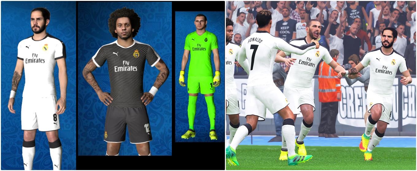 pes-modif: Fantasy Real Madrid Puma Kits For PES 2017