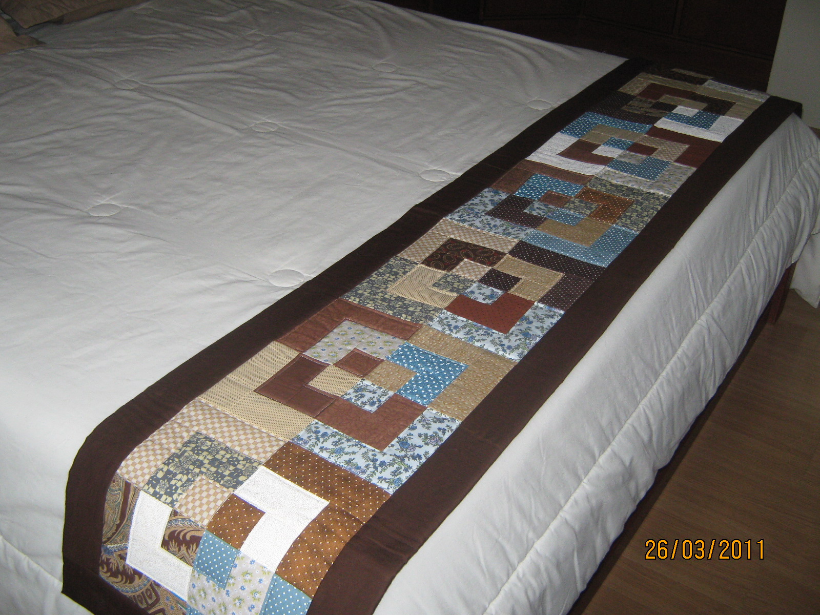 Ana Carol Patchwork: Peseira para cama