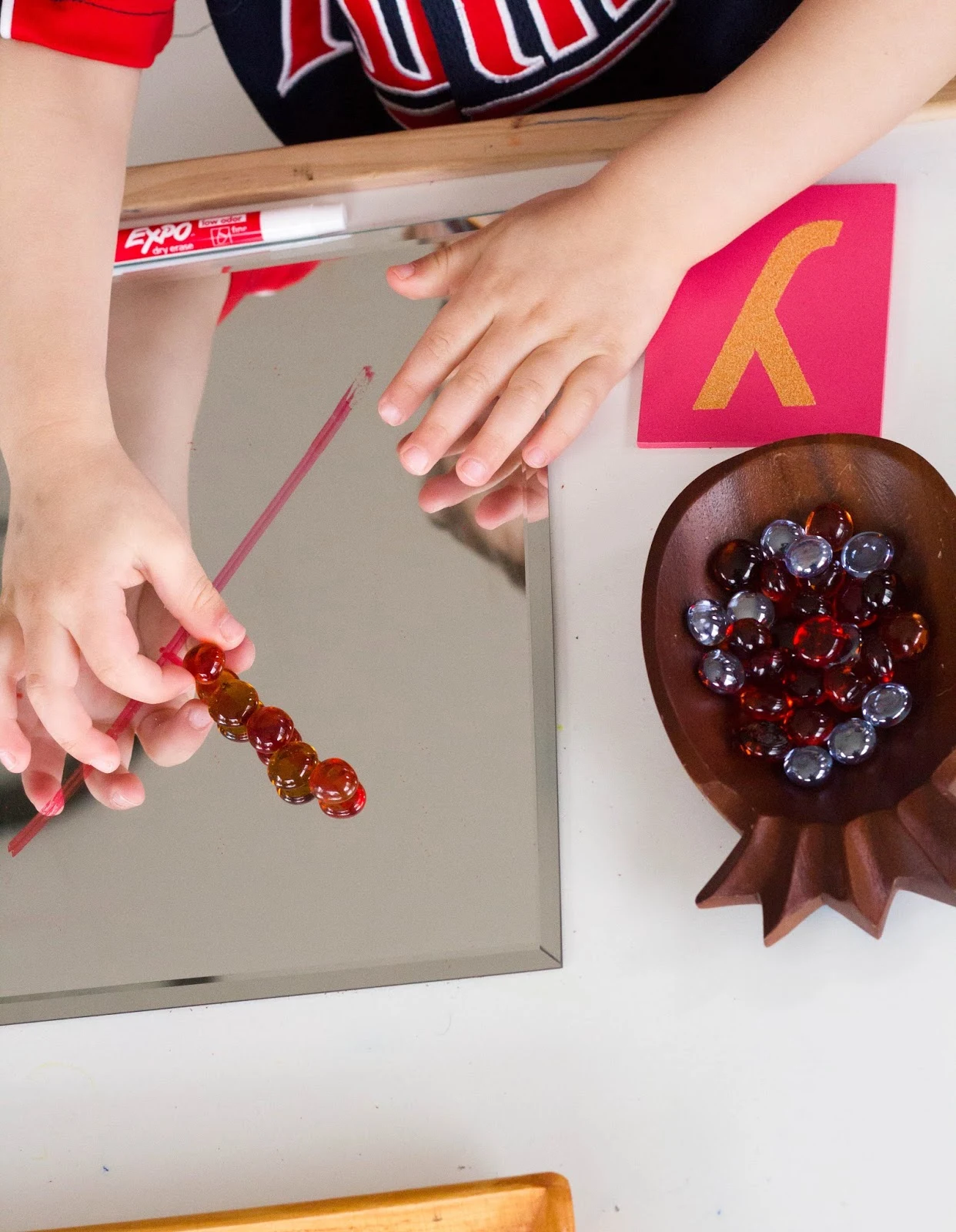 Montessori Inspired Preschool Mirror Writing