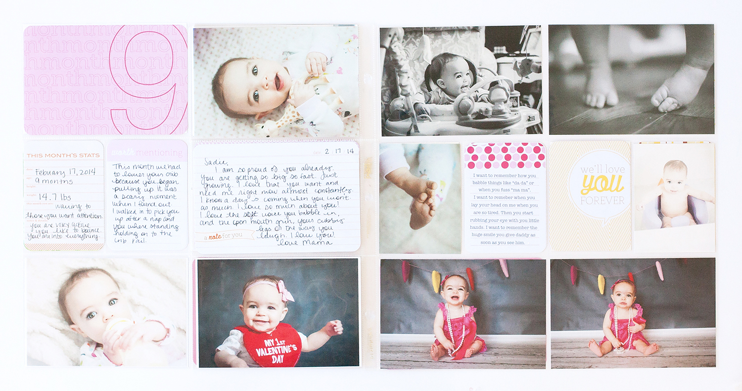 Sweet and Simple: Baby Album Part 2 | Project Life