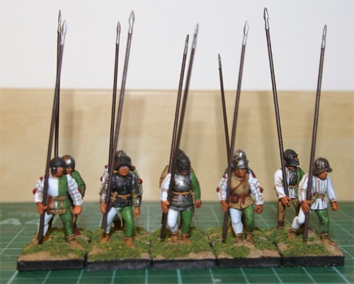 Deadkingsrise Painting and Modelling: Perry 15th Century German Pikemen