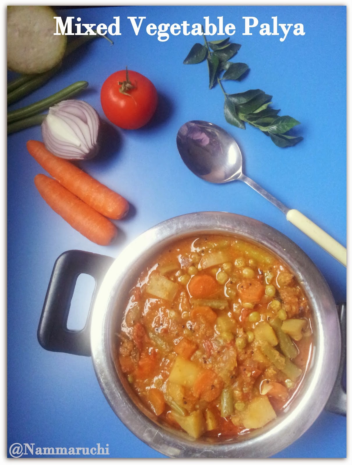 Namma Saviruchi: Mixed Vegetable Palya/Mishra Tarakari Palya