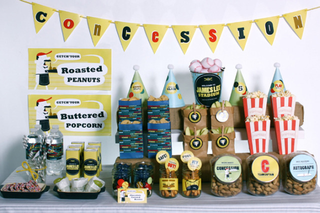 Kara's Party Ideas Baseball Concession Stand Party! | Kara's Party Ideas
