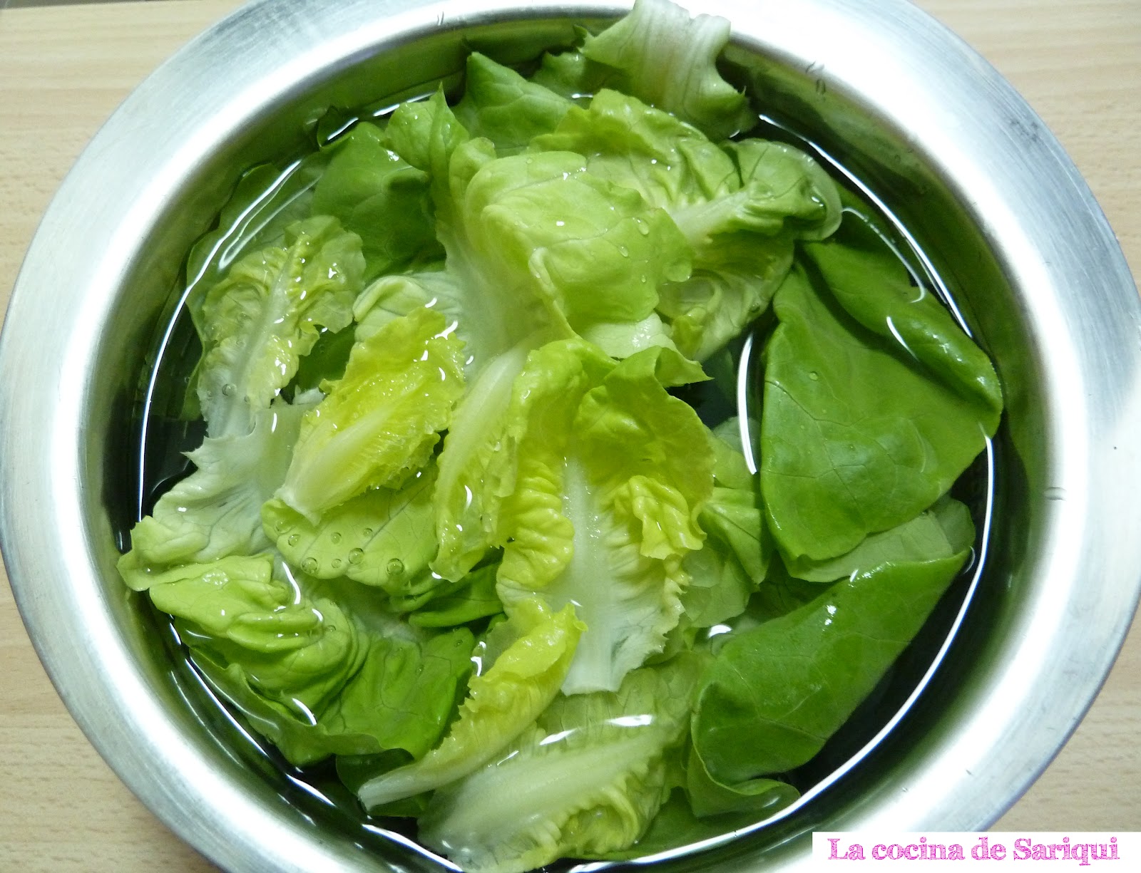 La cocina de Sariqui: ¿Cómo lavas la lechuga?