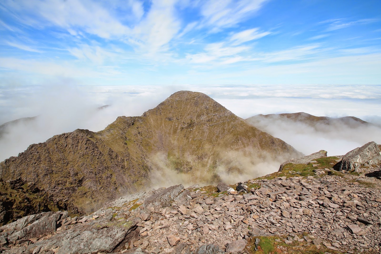 Outdoors Ireland: Our Carrauntoohil Guided Climb, In The MacGillycuddy ...