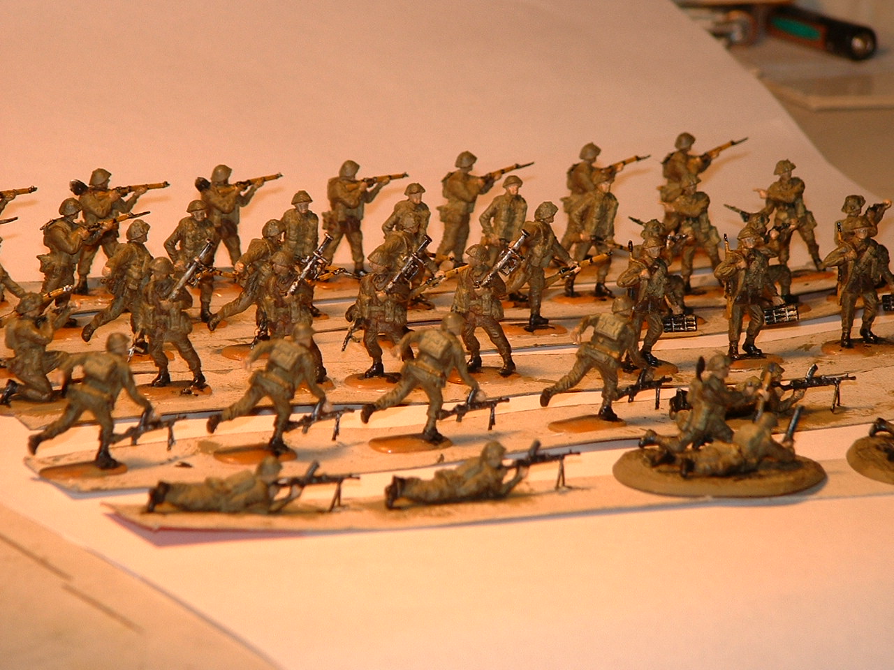 Another WW2 Plastic Soldier Blog: Painted British Infantry