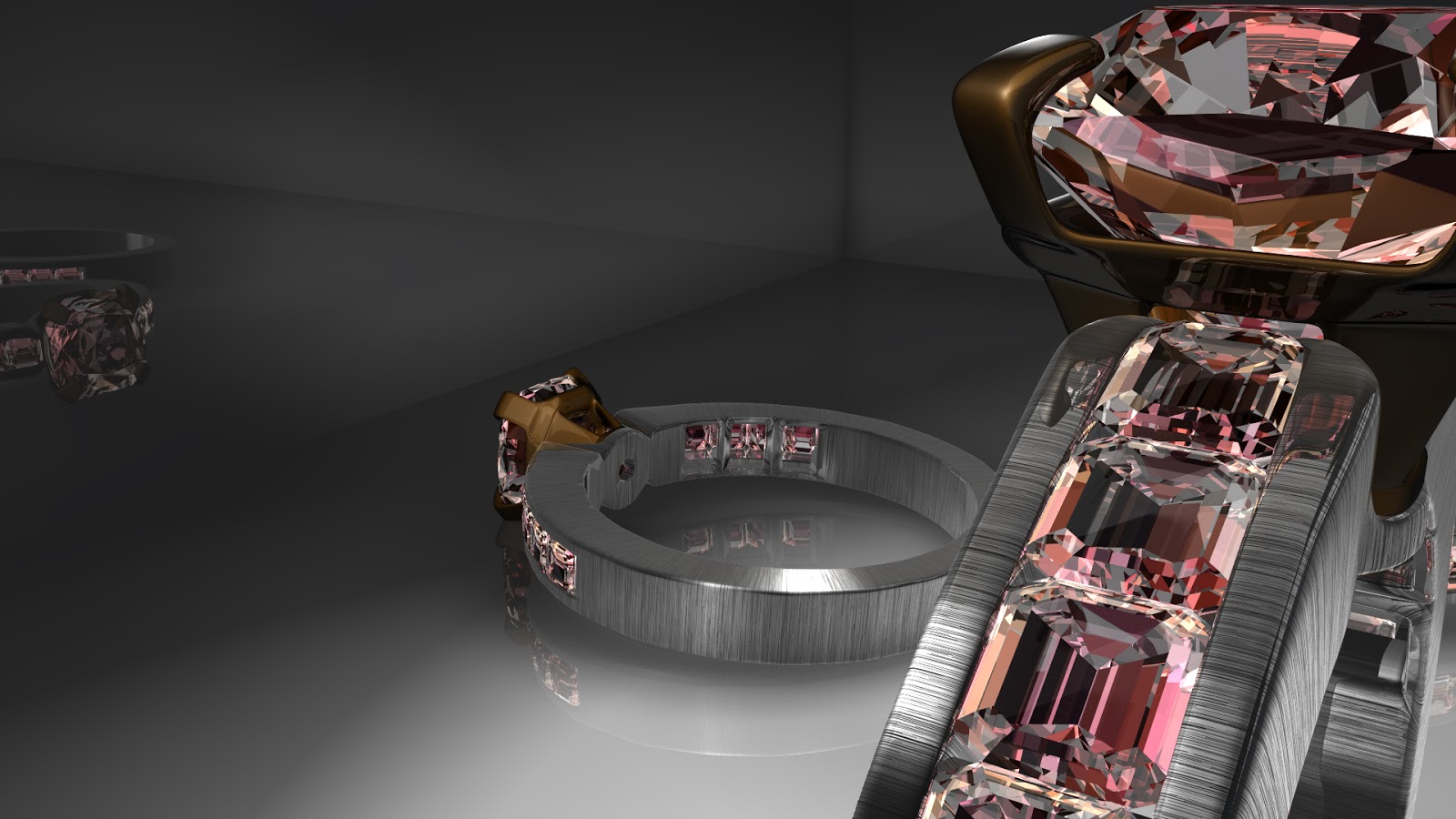 Diamonds :: Maya - 3DMax - Isidore Petersen