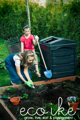 eco ike: composting with kids!
