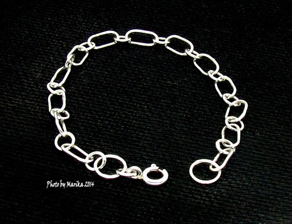 Marika's handcrafted jewellery: Simple Soldered Silver Chain