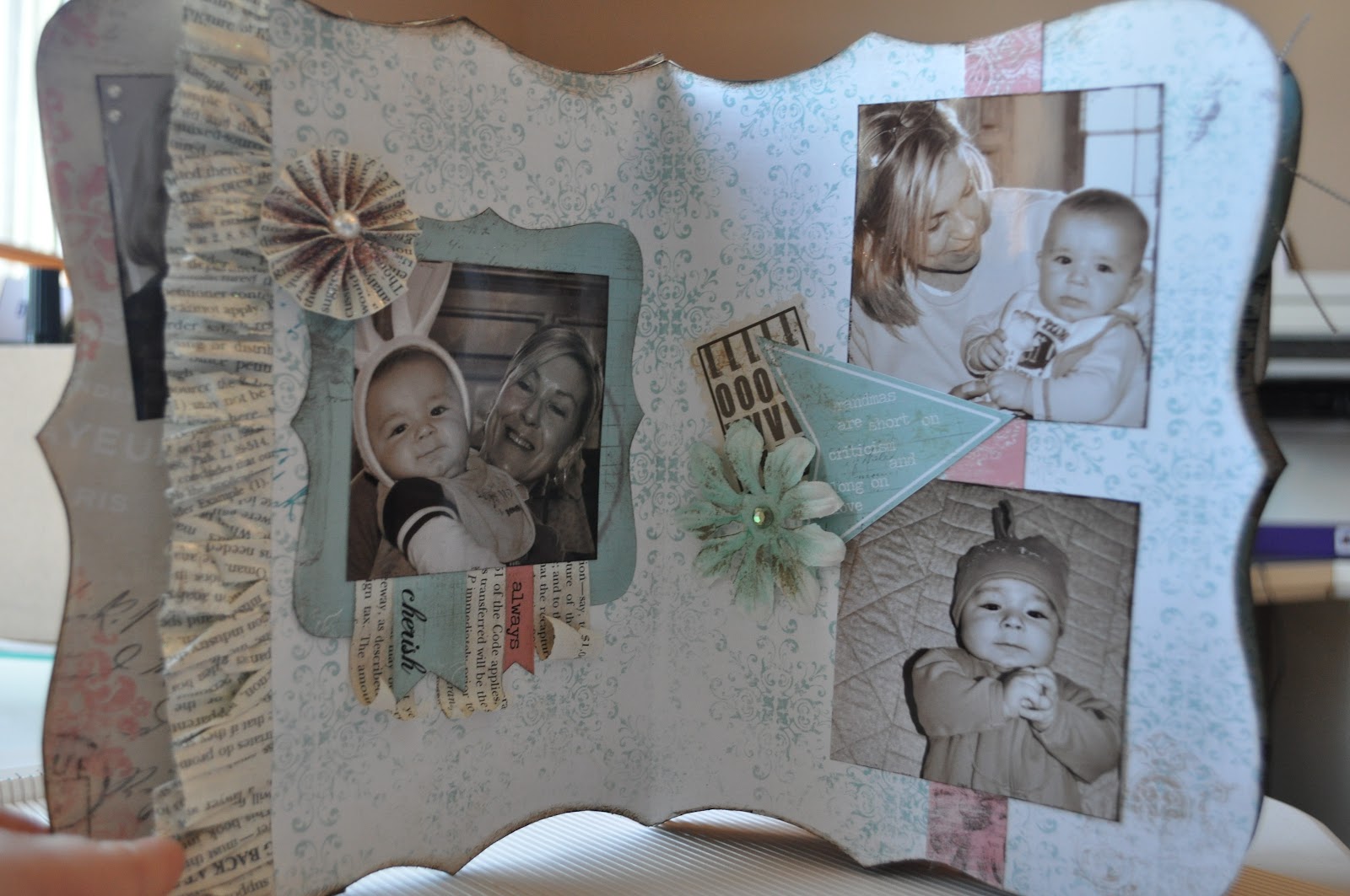 Little Birdie Digital Designs: Homemade Scrapbook