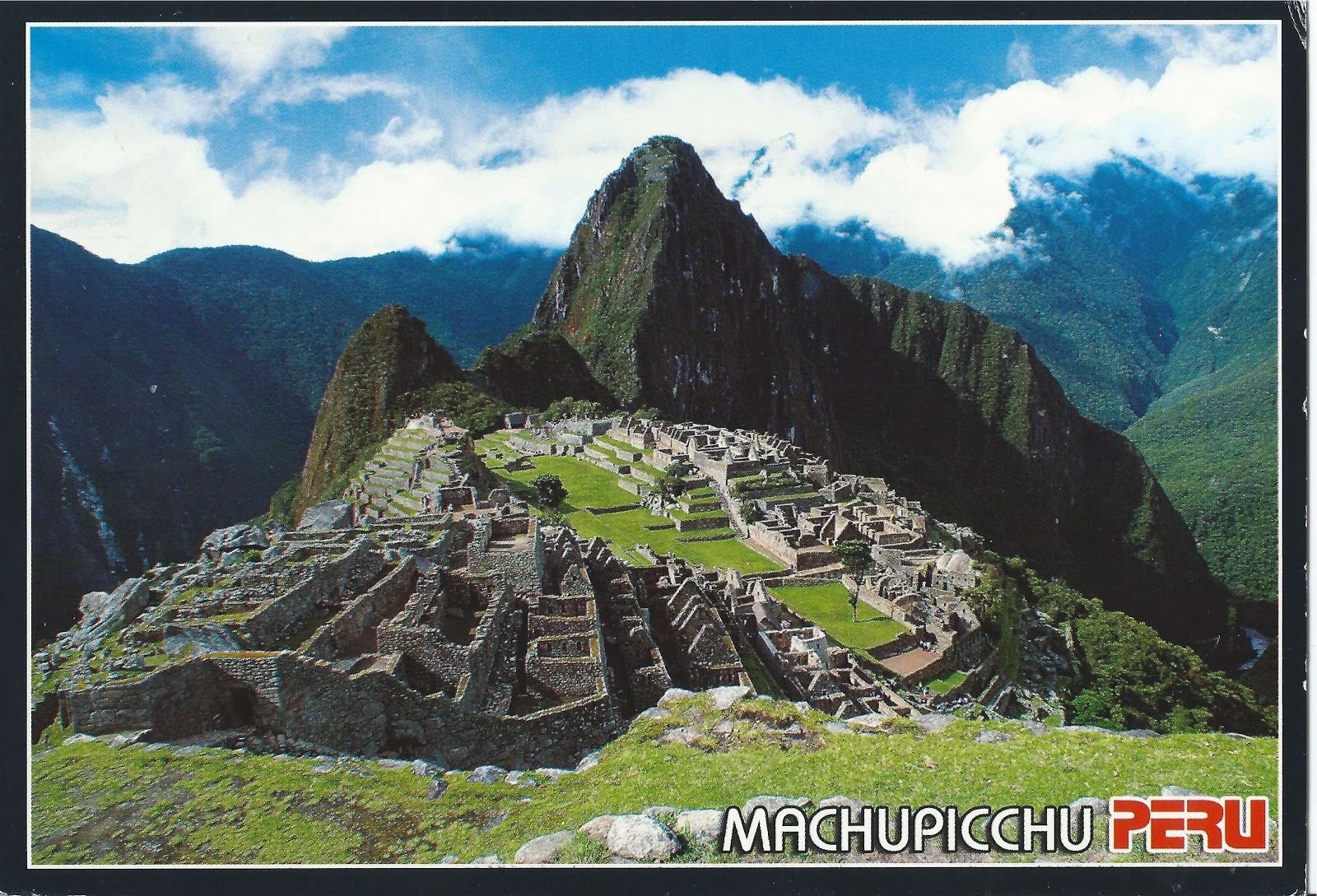 A Journey of Postcards: Inca Empire from Peru: Machu Picchu