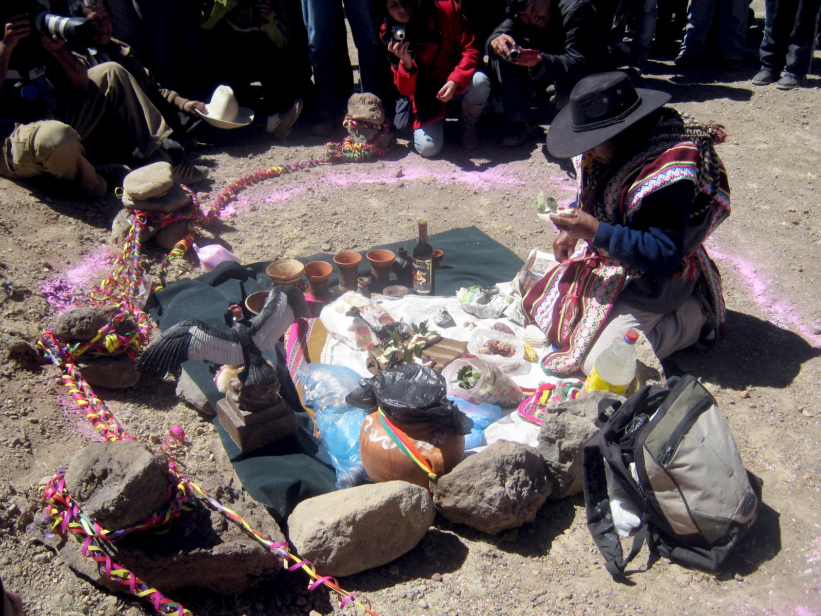 Colca Canyon Peru: Traditional capture of Vicuñas (Chacu) was performed ...