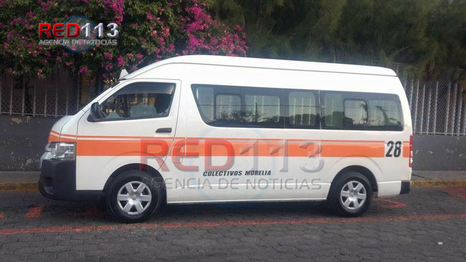 Balean combi de la Ruta Naranja en Morelia - RED113