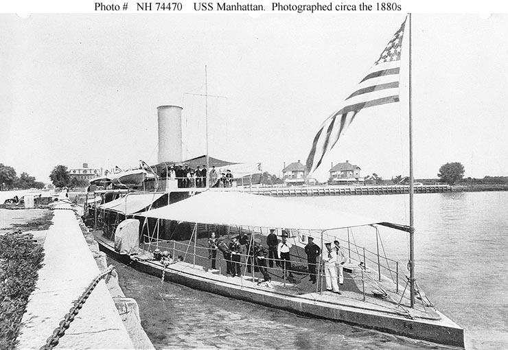 WARSHIPSRESEARCH: American monitor USS Manhattan 1862-1902