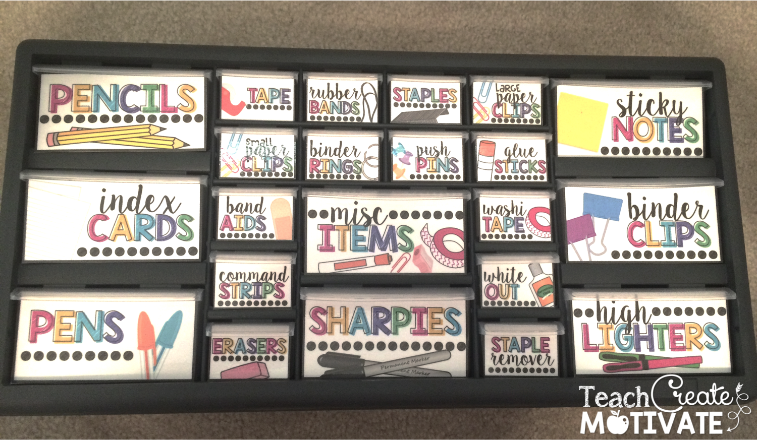 Teacher Toolbox DIY Tutorial - Teach Create Motivate