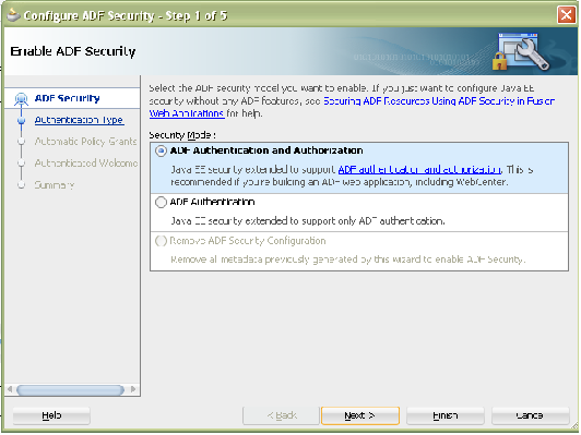 ADF: Enable the ADF Security