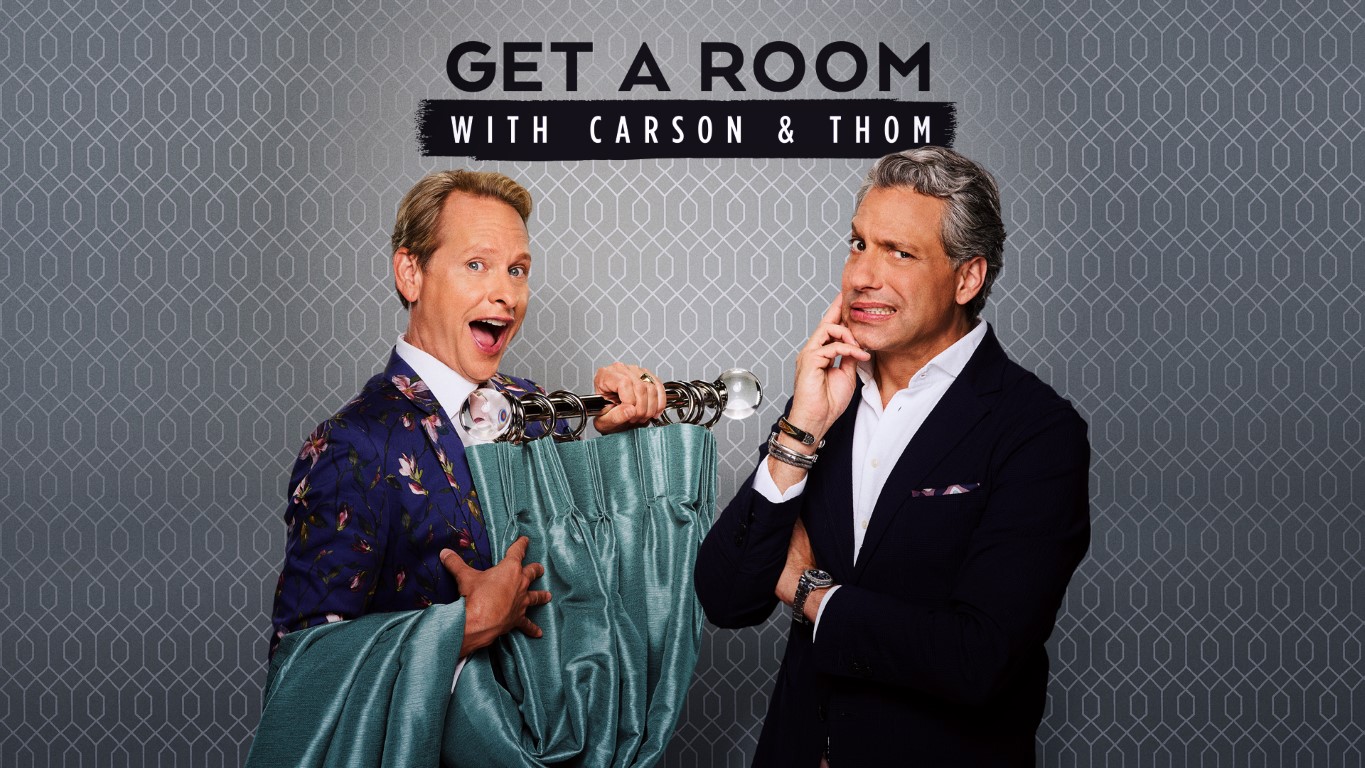 E!: Episodio estreno Get a Room con Carson y Thom - TVCinews