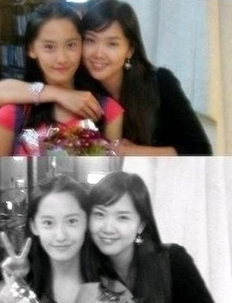 Past photo of Yoona and her older sister circulate online