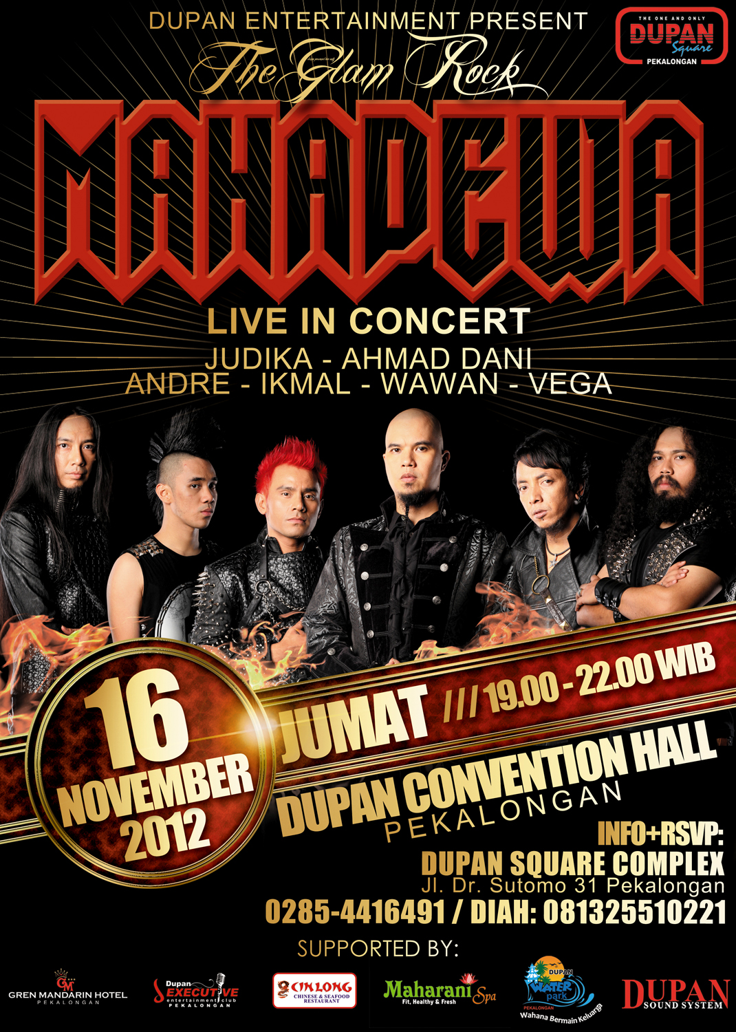 MAHADEWA LIVE IN CONCERT - Lock In Design