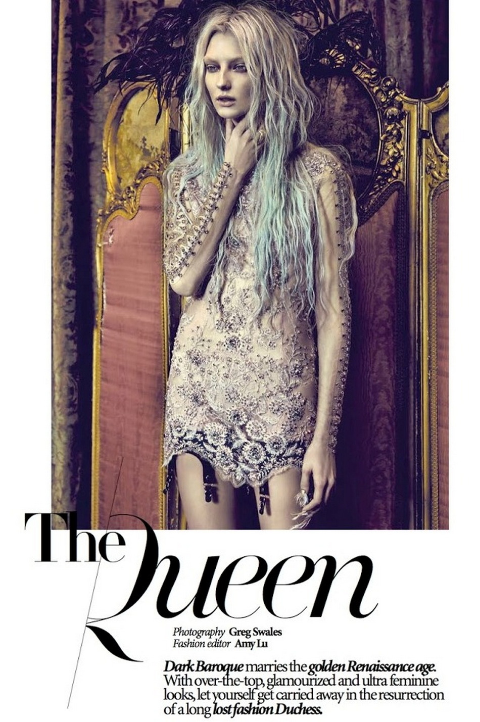 Inspiration.The Queen – Meagan Callen by Greg Swales for Dress To Kill ...