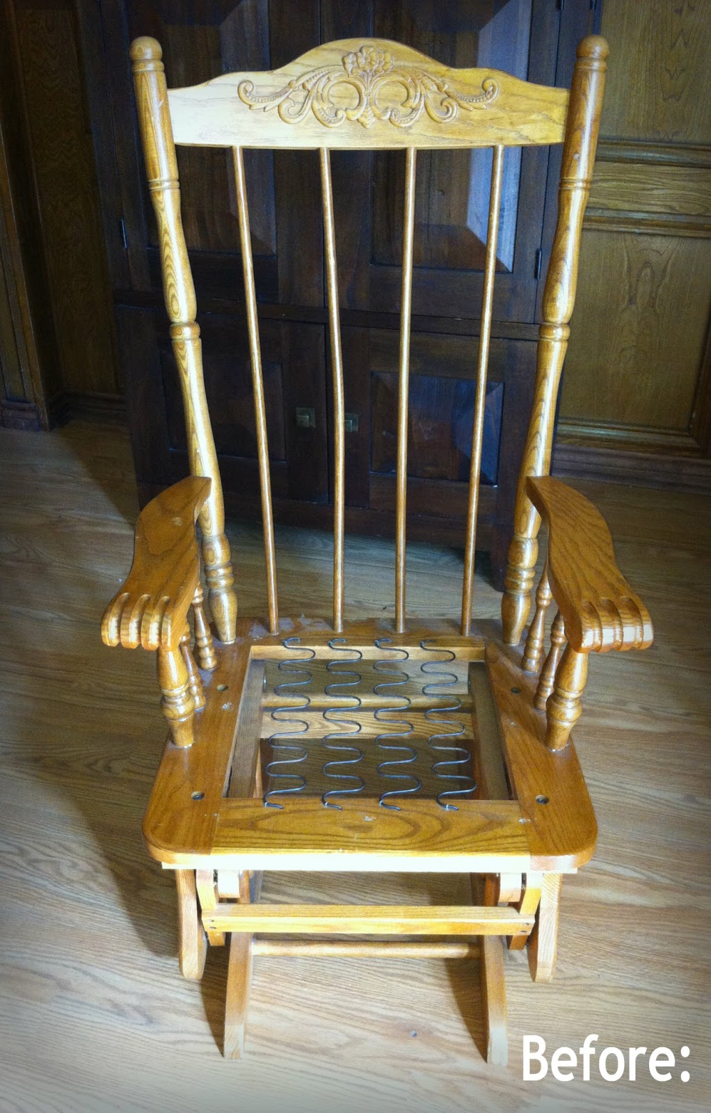 Made To Love: diy Paint/Glaze Rocking Chair: