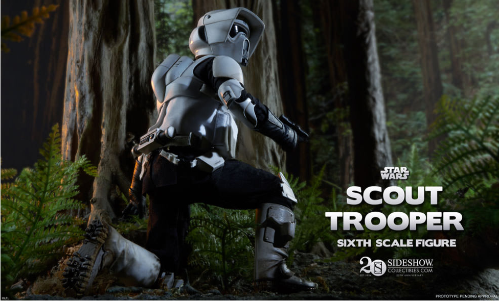 EL DRAGON DORADO: SIDESHOW EXCLUSIVE - STAR WARS SCOUT TROOPER SIXTH ...