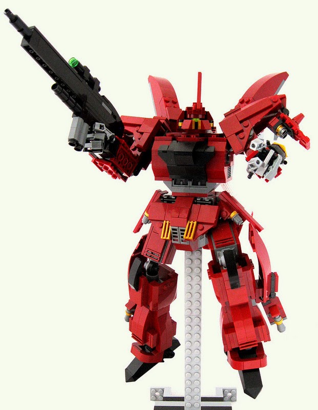A Collection of Home Made Gundam inspired Lego by Ryan