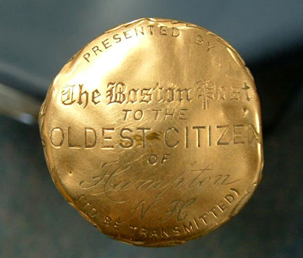 Heroes, Heroines, and History: The Boston Post Cane
