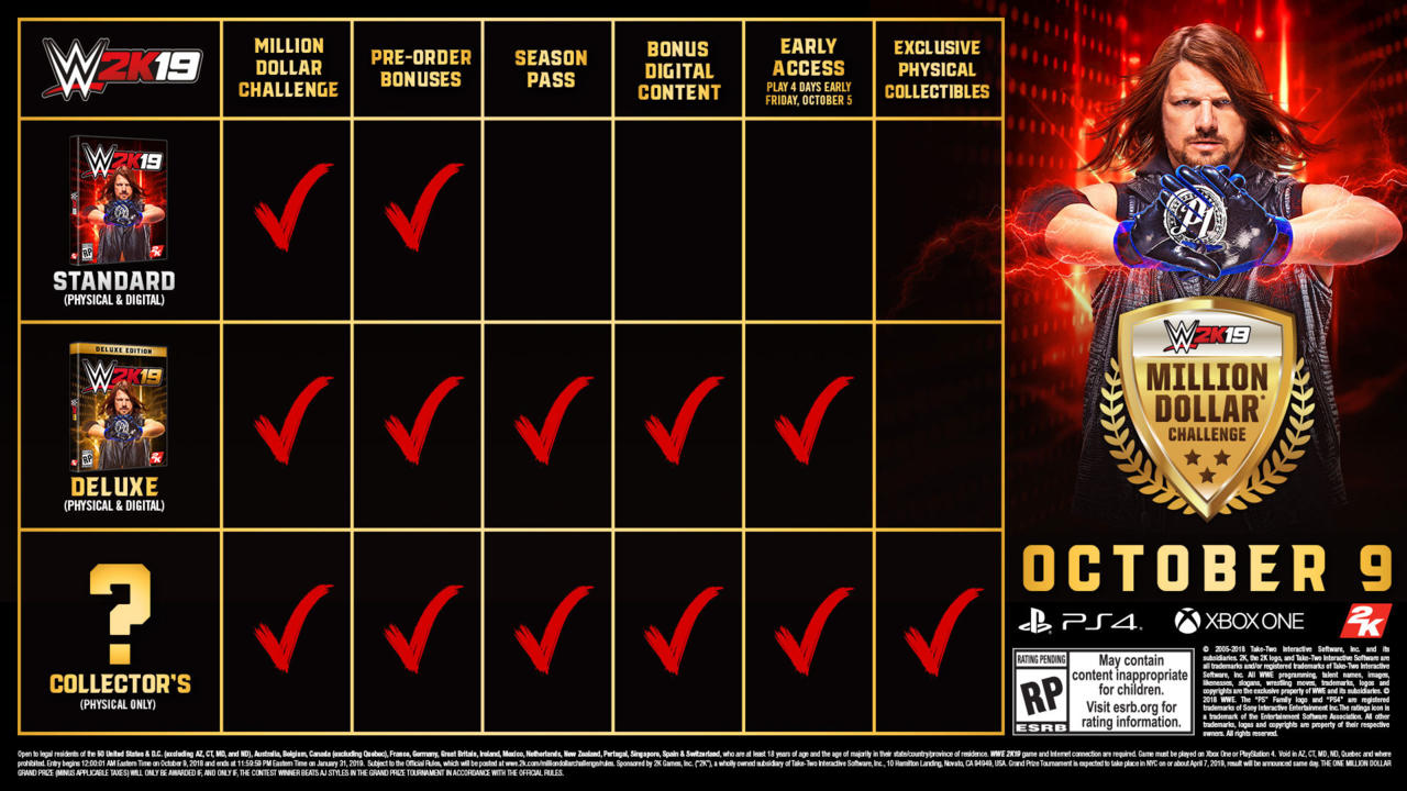 W2K19 ya tiene fecha oficial de lanzamiento