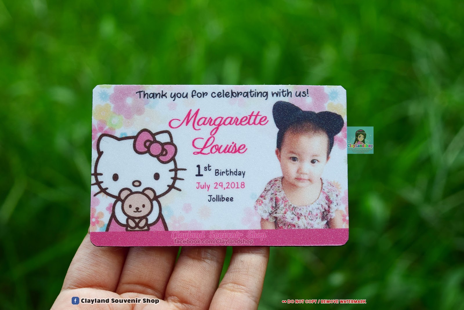 Clayland Souvenir Shop: Hello Kitty Photo ref Magnet Souvenir
